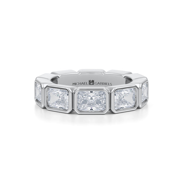 Radiant Bezel Horizontal Band - L | Michael Gabriels